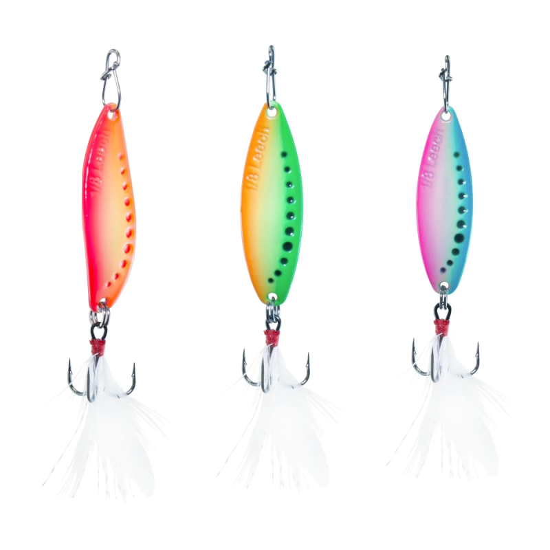 Panfish Leech Flutter Spoon Kit